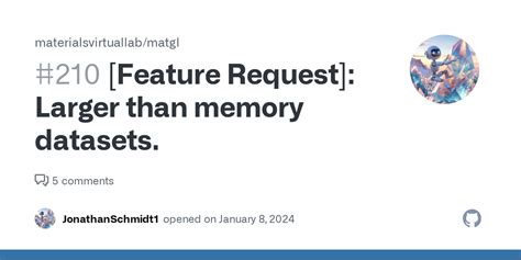 Feature Request Larger Than Memory Datasets · Issue 210 · Materialsvirtuallabmatgl · Github
