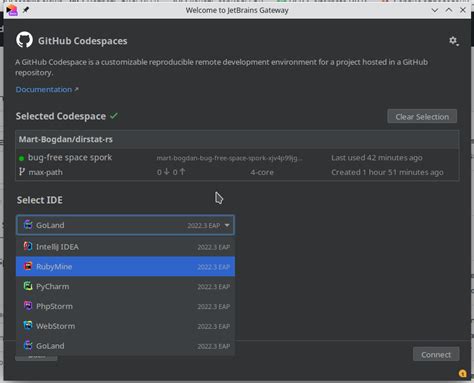 Clion Not Avalable In Github Spaces Avaliable Via Ssh · Issue 44 · Githubcodespaces