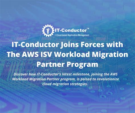 It Conductor Joins Aws Workload Program It Conductor Inc Posted On