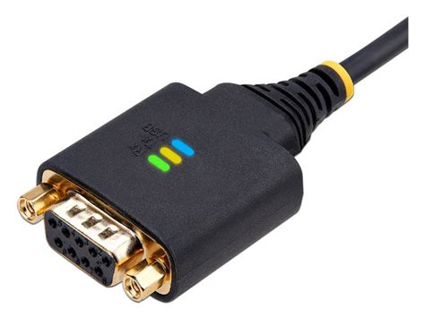 Cable Adaptador Startech 1p10ffcn Usb Serial De Usb M A Serial Db9 Rs 232 De Módem Nulo 3m