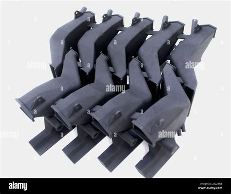 Models Printed On 3d Printer Isolated On White Background Objects