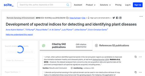 Development Of Spectral Indices For Detecting And Identifying Plant