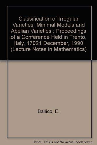 Classification Of Irregular Varieties Minimal Models And Abelian Varieties