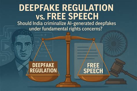 Deepfake Regulation Vs Free Speech Should India Criminalize Ai Generated Deepfakes Under