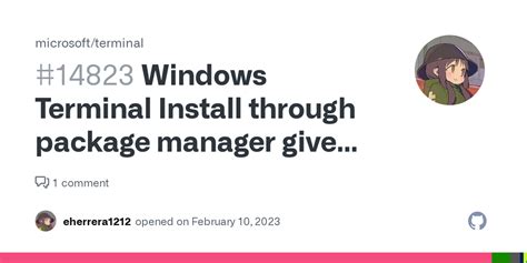 Windows Terminal Install Through Package Manager Gives Error With Exit Code Installer Failed