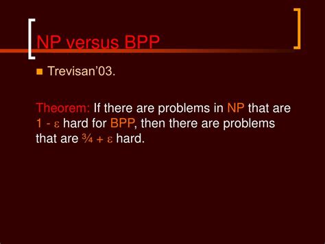 Ppt Hardness Amplification Within Np Against Deterministic Algorithms Powerpoint Presentation