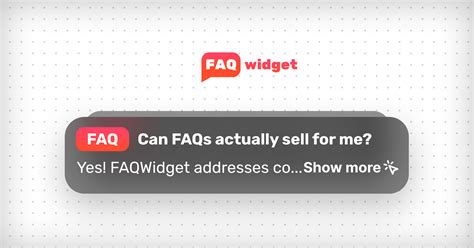 FAQWidget AI Powered FAQ Widget Generator For Boosting Engagement And Sales