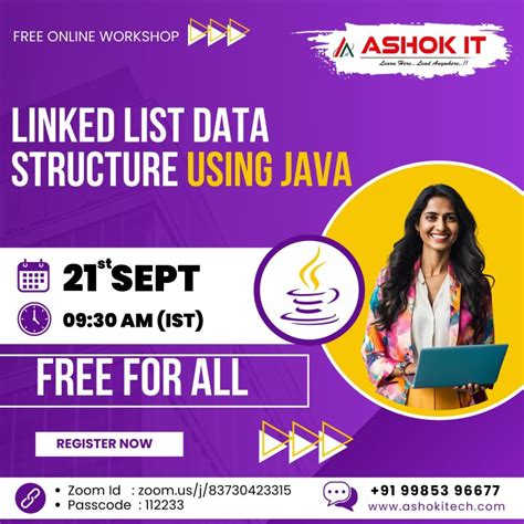 Ashok It On Linkedin Java Datastructures Linkedlist Freeworkshop Onlinelearning Mrkarthik