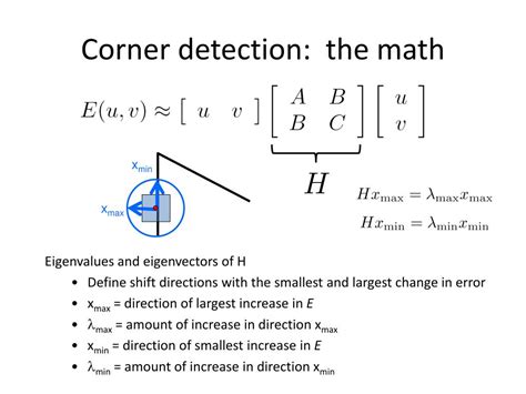 Ppt Lecture 3a Feature Detection And Matching Powerpoint