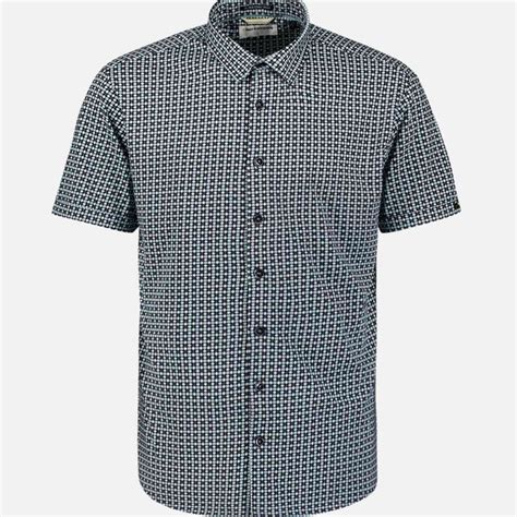 Geo Print Jersey Short Sleeve Shirt George Harrison Menswear