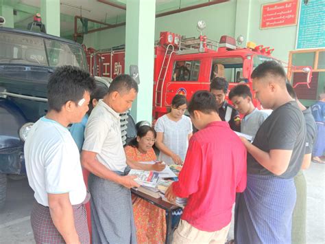 မဟာအောင်မြေမြို့နယ်၌ လစဉ် Mobile Library စနစ်ဖြင့် စာအုပ်၊ စာစောင်များင