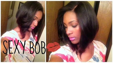 Sexy Bob Tutorial Part Video Black Hair Information