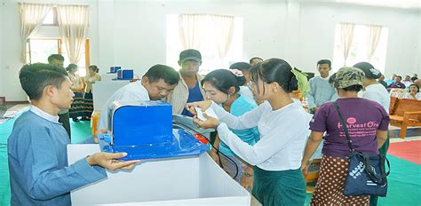 ပြည်ထောင်စုရွေးကောက်ပွဲကော်မရှင်က ဇေယျာသီရိမြို့နယ်၌ ပြည်သူများနှင့်တွေ့ဆုံ၍ မြန်မာအီလက်ထရောနစ