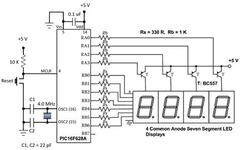 7 Segment Display Kullanimi Mikrobotik