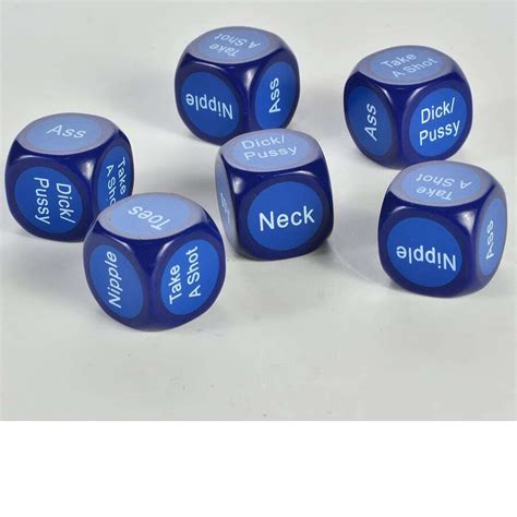 Multi Color English Dice Sieve Fun Dice 6 Sided Adult Game Adult Toy