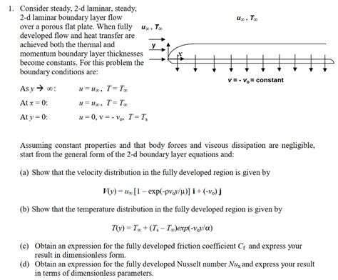 1 consider steady 2 d laminar steady 2 d laminar