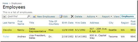 Code On Time Data Controllers Database Views