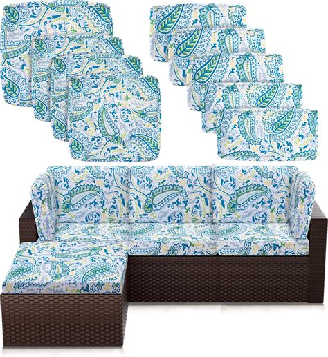 Vixlon Outdoor Patio Cushions Replacement Covers For
