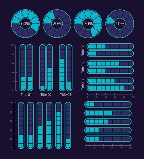 Premium Vector Big Data Analysis Report Infographic Chart Design