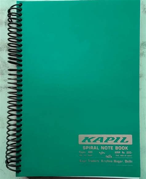 Kapil College Spiral Notebook At ₹ 200 Piece Spiral Register In Noida Id 2850915546033