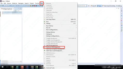 eclipse取消所有断点 eclipse关闭所有断点 csdn博客