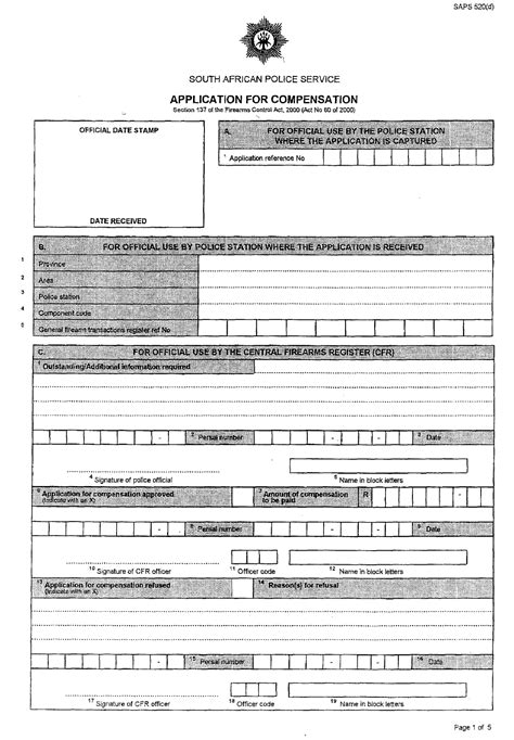 Saps 520 Fillable Form Printable Forms Free Online