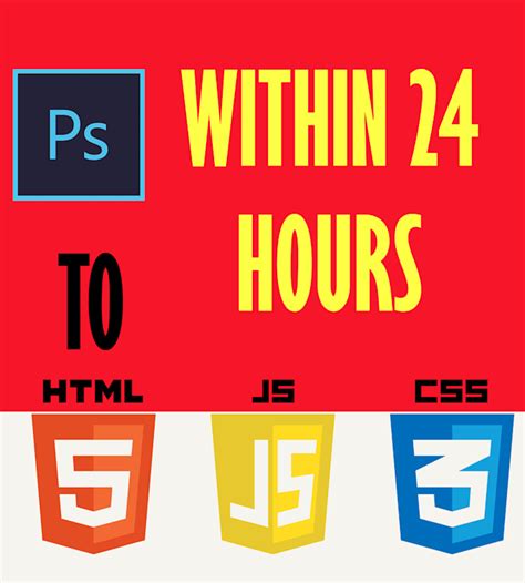 Convert Psd Files Into Htmlcss And Java Script By Syedalinadeem Fiverr