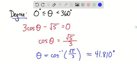 Solvedsolve The Trigonometric Equation 5 Sin Theta30 For Values Of Theta From 0 Square