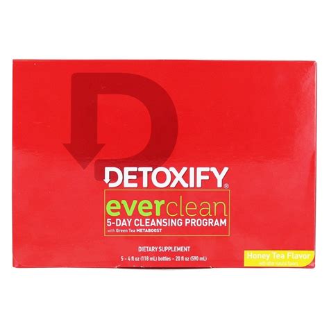 Detoxify Detox Ever Clean Herbal Cleanse 5 Day Cleansing Program 4 Oz