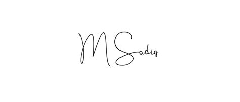 71 M Sadiq Name Signature Style Ideas Fine Online Signature