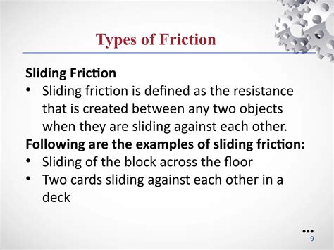 Friction Factors Affecting Frictiontypes Of Friction Pptx