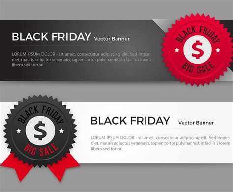 블랙 프라이데이 배너 Eps Svg Uidownload