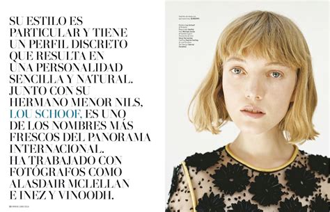 Lou Schoof By Wai Lin Tse For Lofficiel Mexico June 2016 Visual