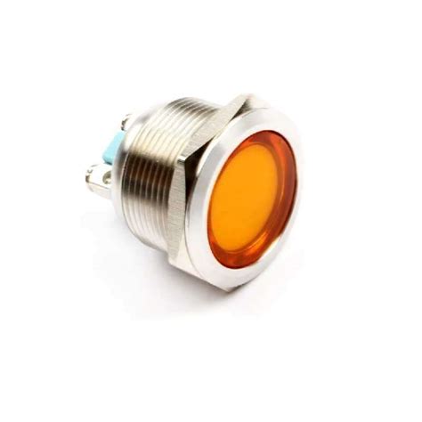 Yellow V Mm LED Metal Indicator Light Robo Nepal