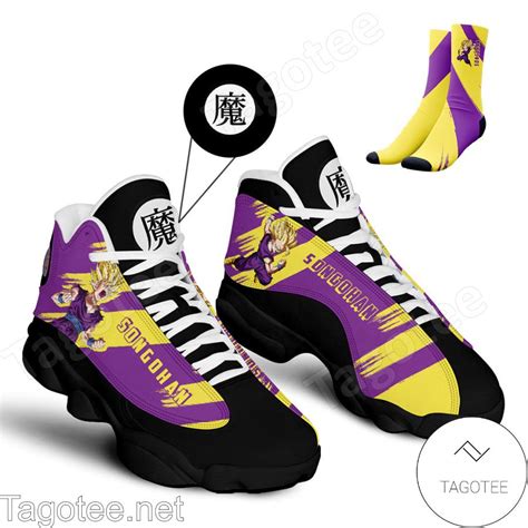 Anime Dragon Ball Songohan Air Jordan 13 Shoes Tagotee