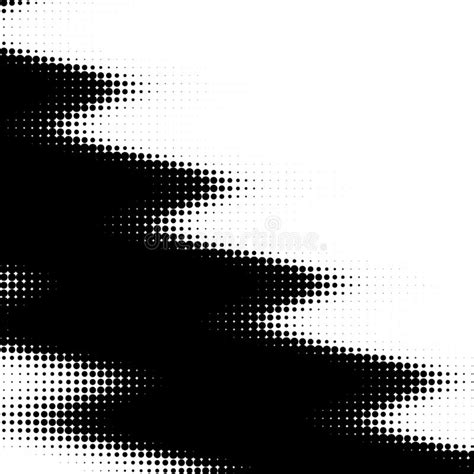 Geometric Abstract Pattern Abstract Black Halftone Shapes Stock