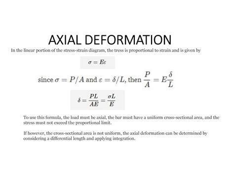 Axial Deformation Formula Deformations Of Beams Trusses And Frames