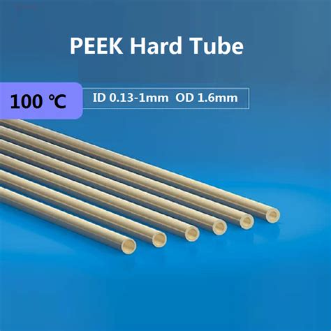 Peek Ống Cứng Chống Lốc Xoáy Polyether Ether Ketone Ống Cứng Hplc Ống