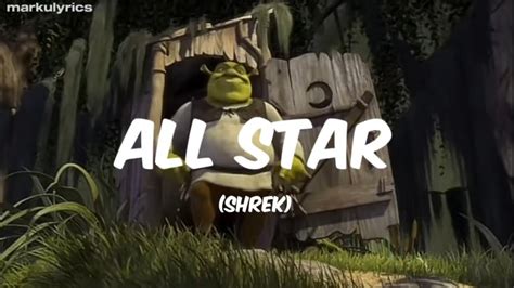 Smash Mouth All Star Lyrics Shrek Youtube