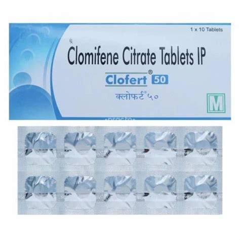 50mg Clofert Clomiphene Citrate Tablet At ₹ 880 Strip Umred Id 2855785893030