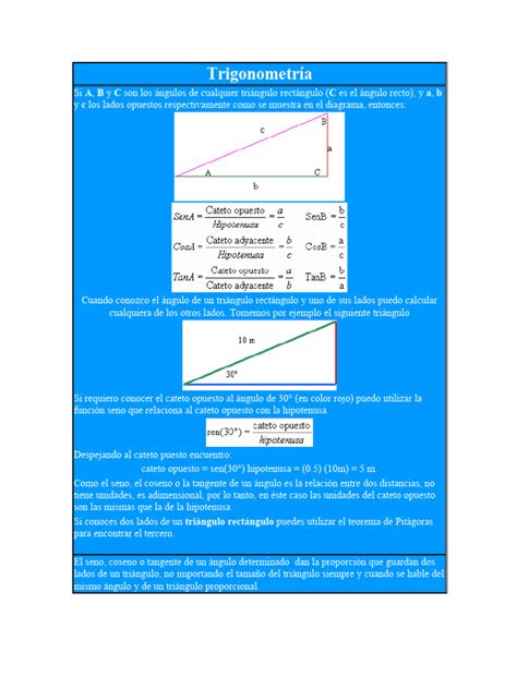 Trigonometría Pdf