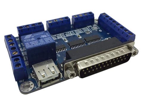 Mach3 Breakout Board 5 Axes Cnc Breakout Board Optical Coupler For
