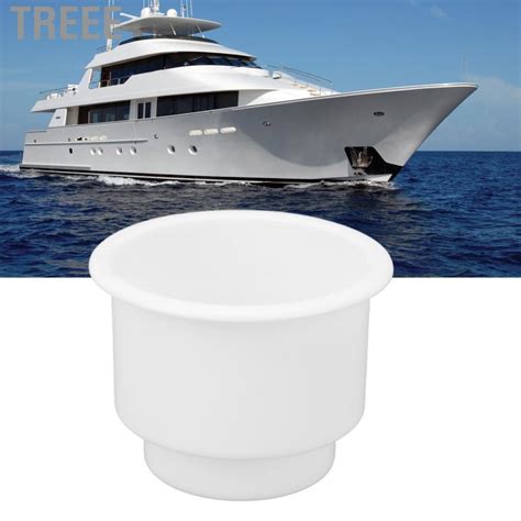 Treee ที่วางเครื่องดื่มแบบถ้วยพร้อมรูระบายน้ำ ทำความสะอาดง่าย พื้นผิวเรียบ แบบฝัง Hol Shopee