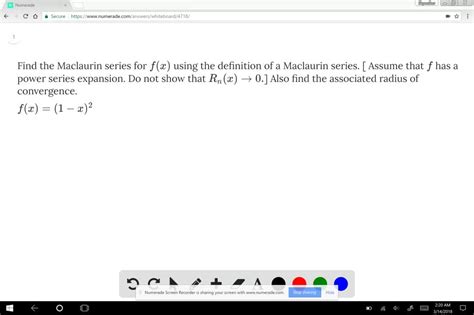 find the maclaurin series for f x using the definition of a maclaurin