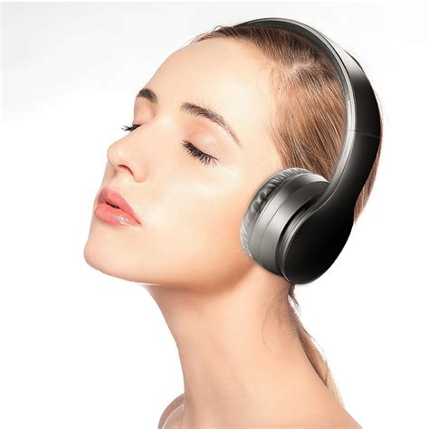Fone De Ouvido Over Ear Stereo Sem Fio Com Bluetooth Com R Dio Fm Shopee Brasil