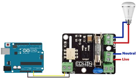 Digital Ac Mains Switch Hookup Guide Learn With Edwin Robotics