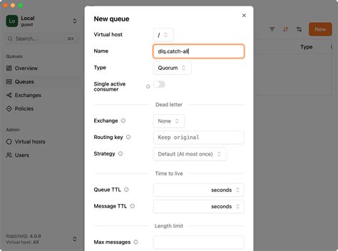 Properly Setting Up Dead Letter Queues In Rabbitmq