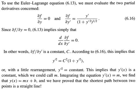 Calculus Of Variations Whatd The Author Do Here Euler Lagrange Equation Mathematics