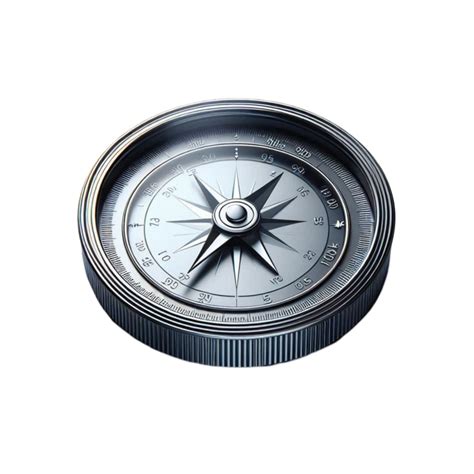 Modern Silver Compass 62815358 Png