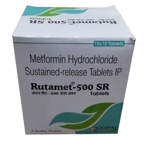 Metformin Hydrochloride Sustained Release Tablets Ip At Best Price In Ambala Gopal Life Sciences